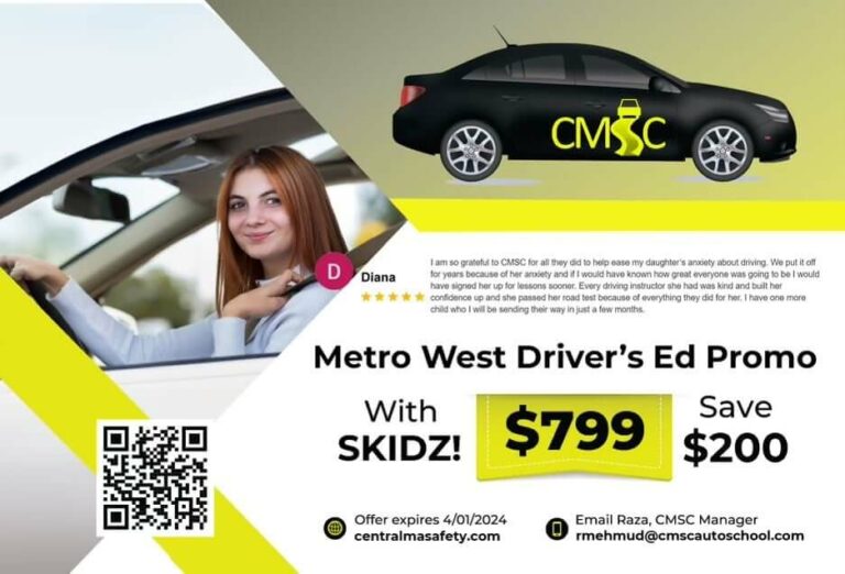 Metro West - CMSC Driving School